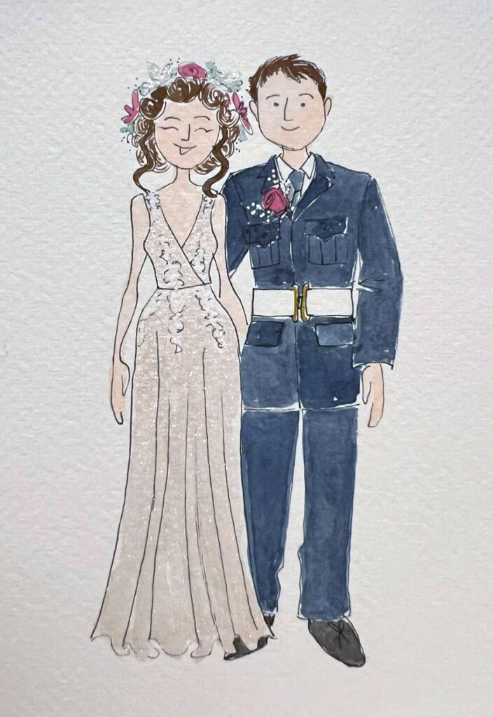 Live Wedding & Event Illustrations - Clair De Lune
